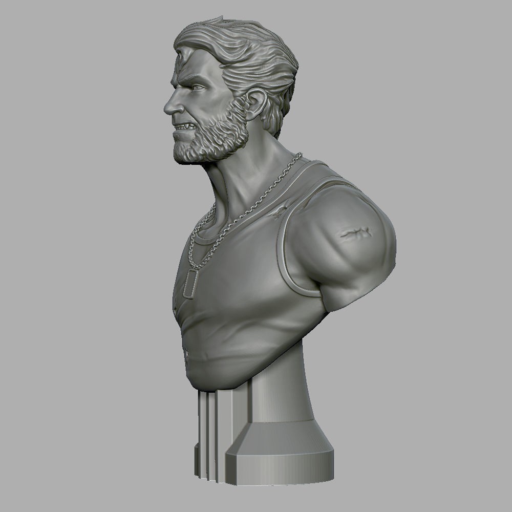 👤 bust logan・Free 3D File for ・Cults