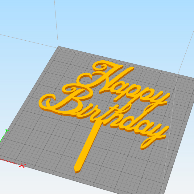 STL file Birthday cake topper ( set of 3 ) 🎂 ・3D printable model to ...