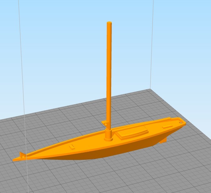 🛥️ Sailing Boat 3D model・ STL File for ・Cults