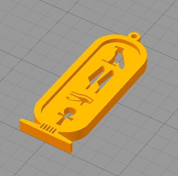 Free STL file ANCIENT EGYPTIAN KEY CHAIN 🔑 ・3D print object to download ...