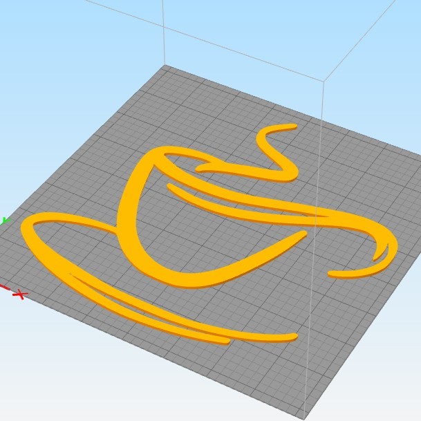 STL file Coffee cup for wall decoration ☕ ・3D printer model to download ...