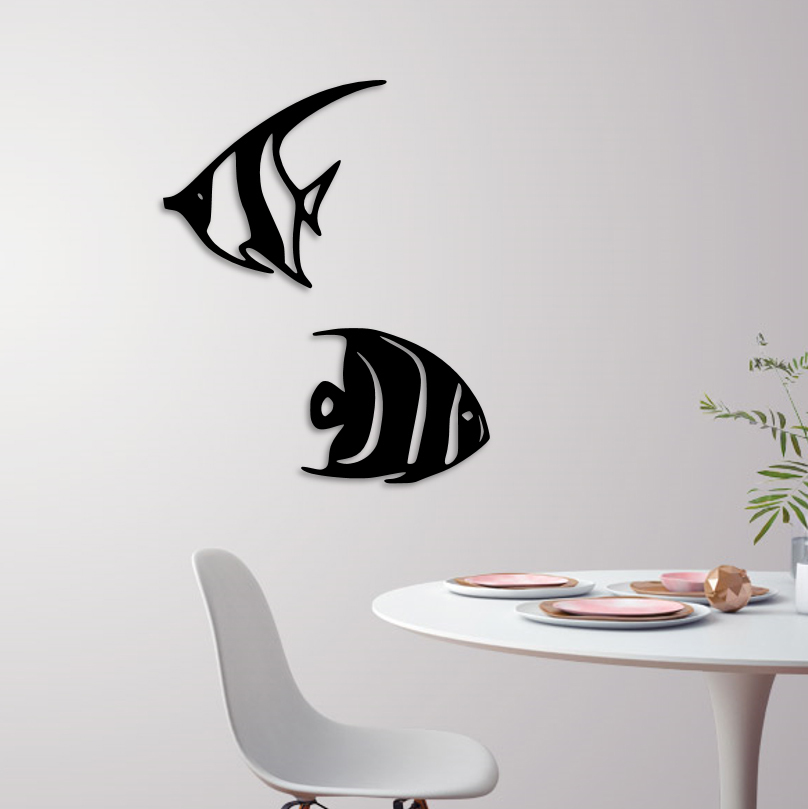 STL file marine fish wall decoration 🐠 ・3D printable model to download ...