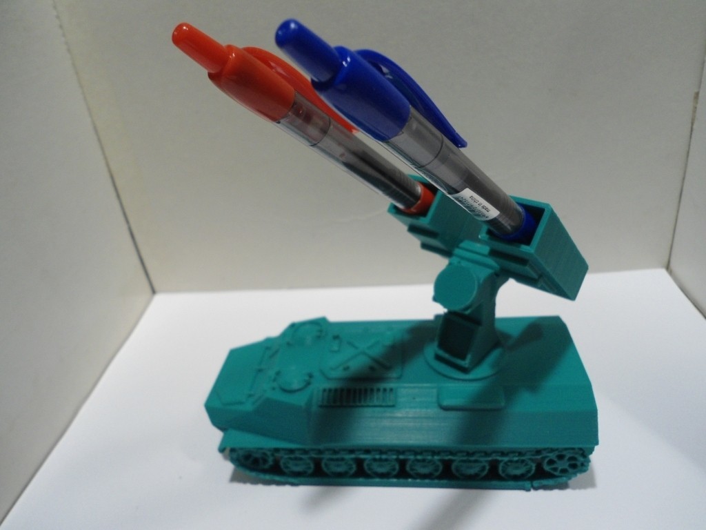 🖊️ Missiles Launcher Pen & Pencil holder M2・ 3D File for ・Cults