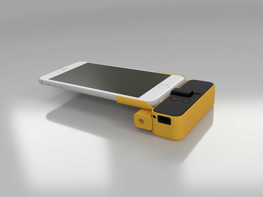 Free STL file DJI Osmo Pocket snuggly fitting Phone and Tripod Mount 📞 ...