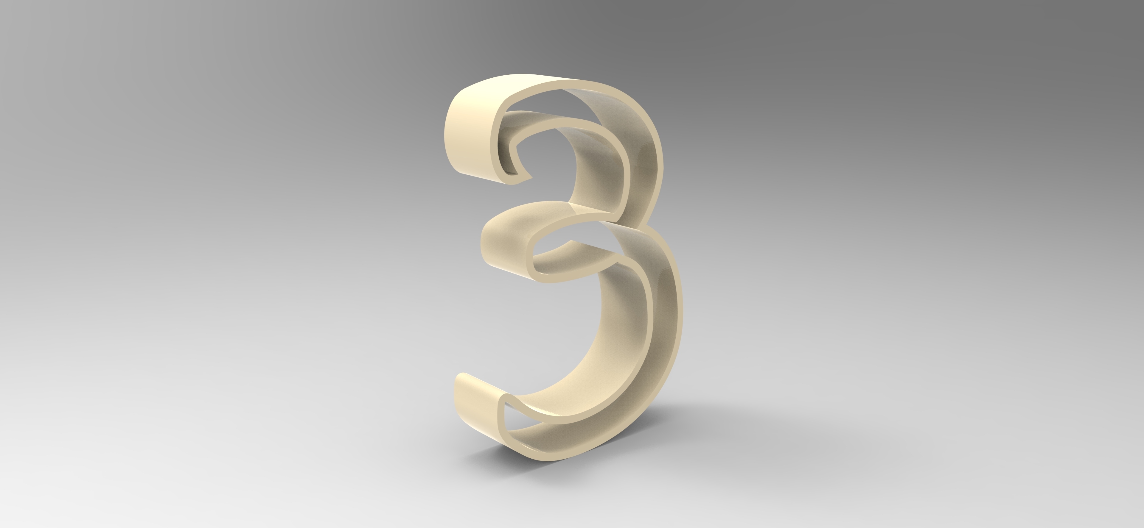 Alphabet stamp plus fondant cutter for letter E ready for 3D printing ...