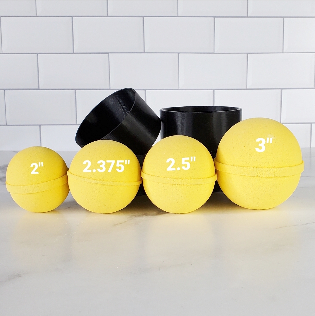 🛀 Sphere bath bomb mold full pack different sizes molds・ STL File for ...
