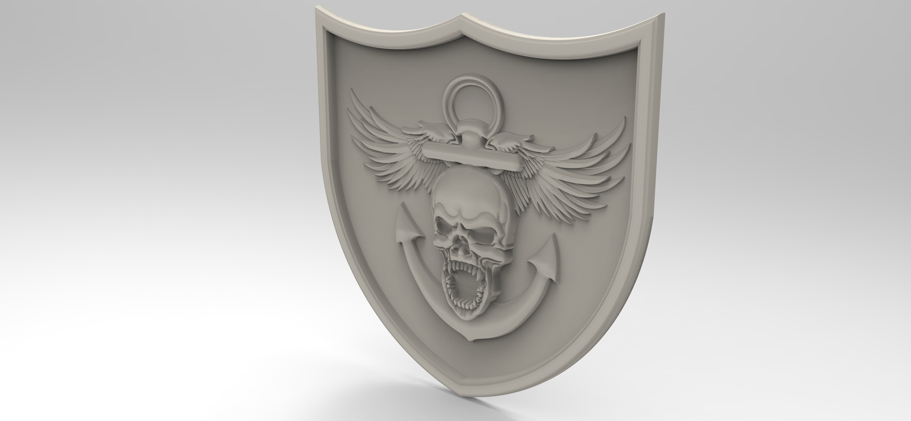 STL file winged skull 💀・3D printable model to download・Cults