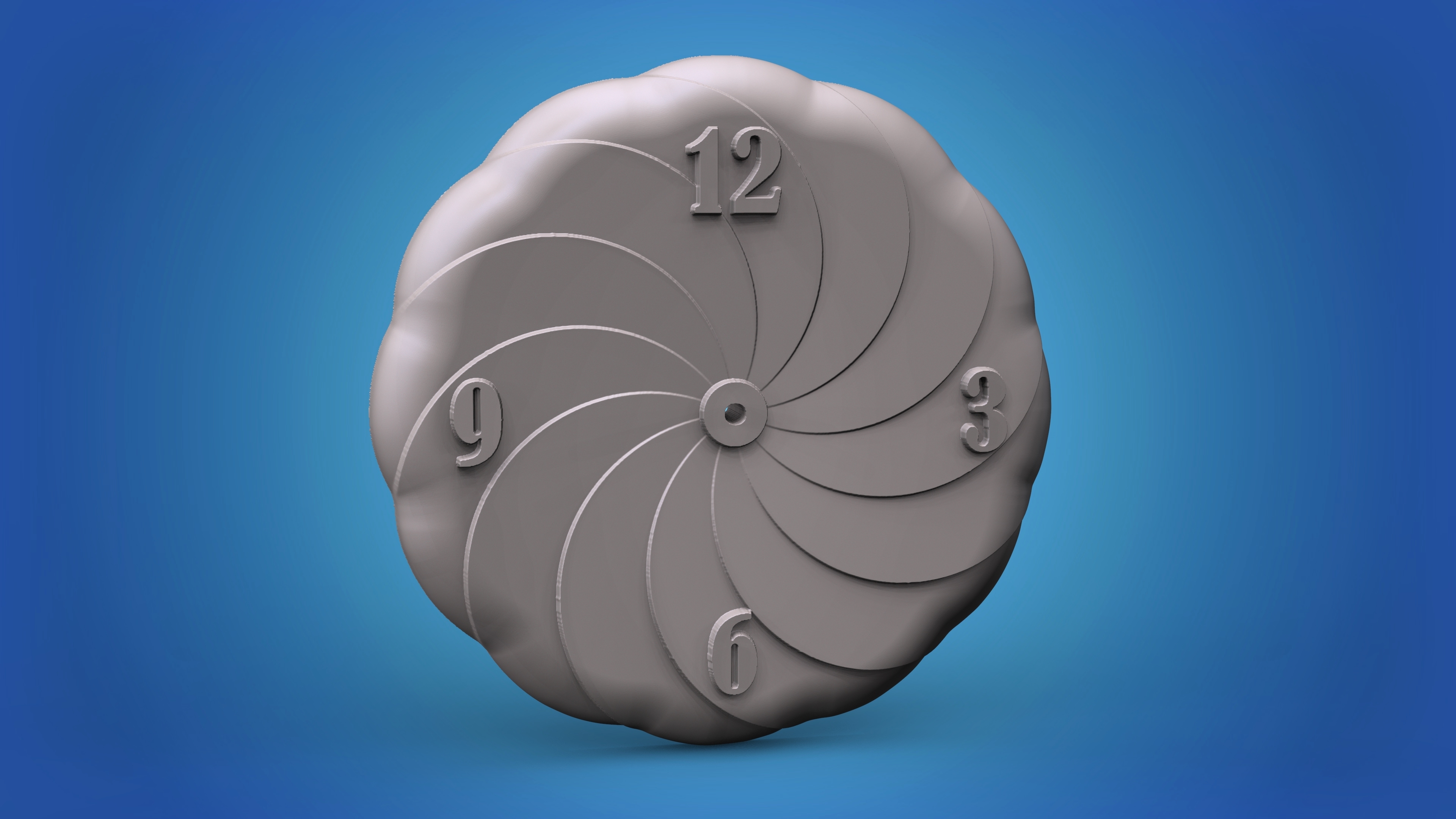 STL file christmas cake wall clock 🎄 ・3D printable model to download・Cults