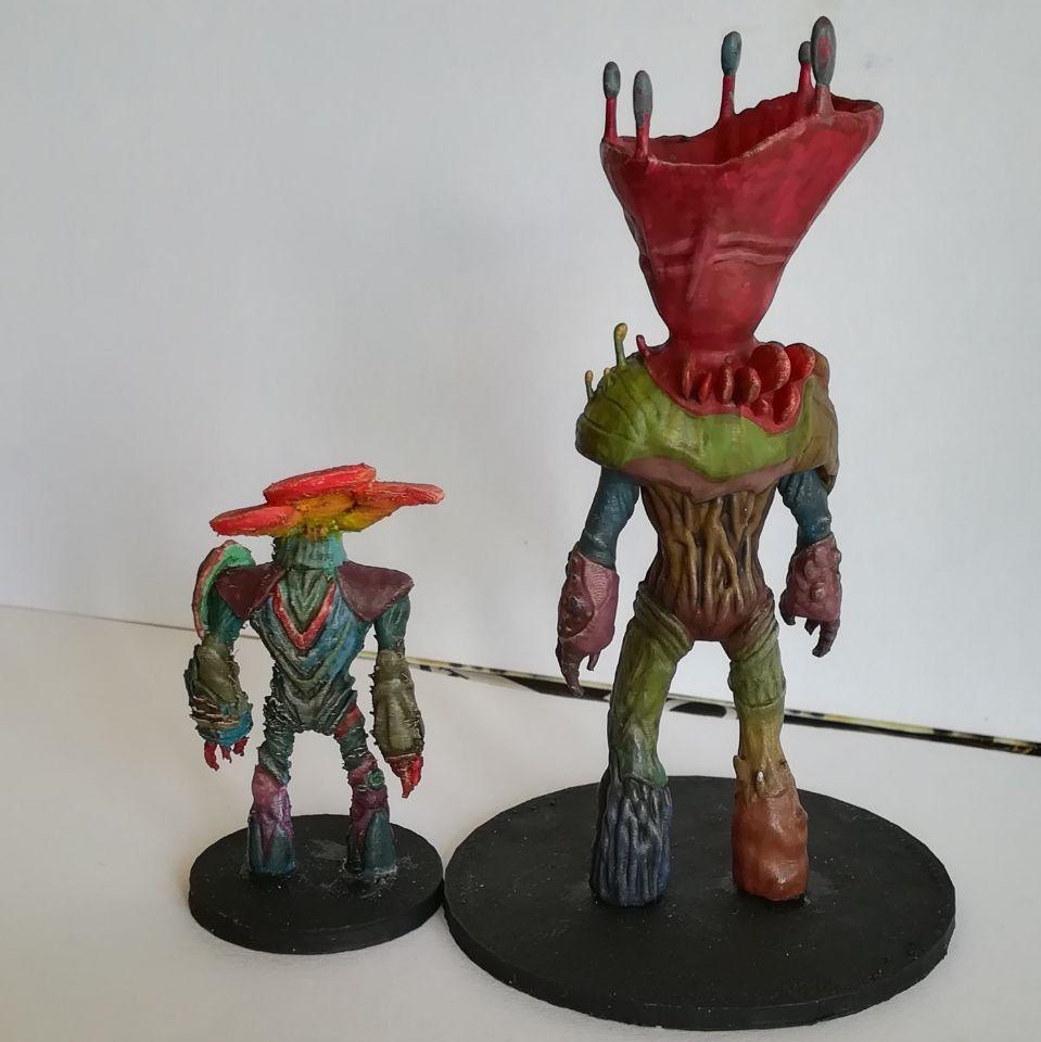 🎲 Myconids - D&D miniatures・ STL File for 3D printing・Cults