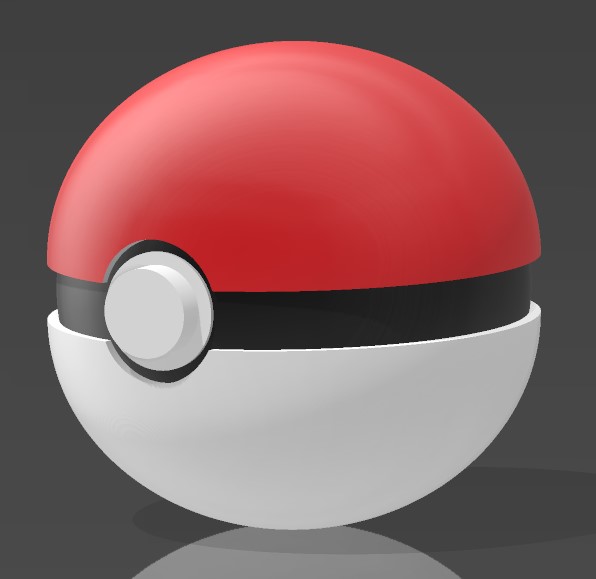 🐉 Pokemon Ball・Free STL File for ・Cults