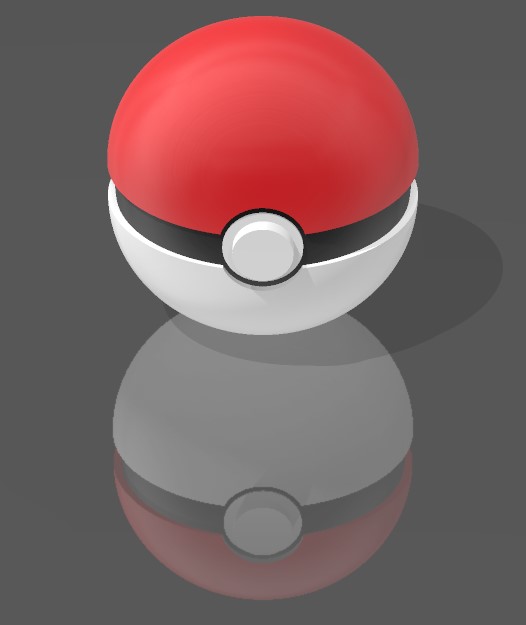 🐉 Pokemon Ball・Free STL File for ・Cults