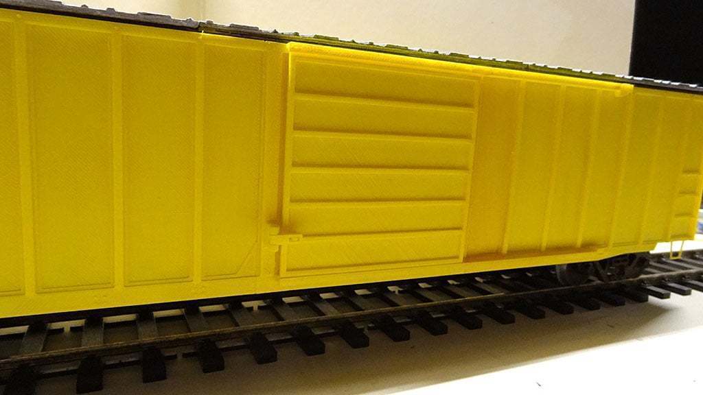 STL file US 60 Feet Boxcar Scale 1/32 🦶 ・3D printable model to download ...