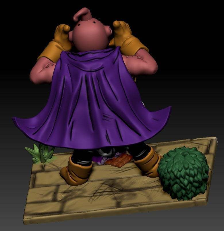 🐉 Fat Buu - Dragon Ball・Free STL File for ・Cults