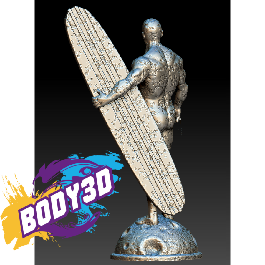 🏄 Silver Surfer Vintage・Free STL File for ・Cults