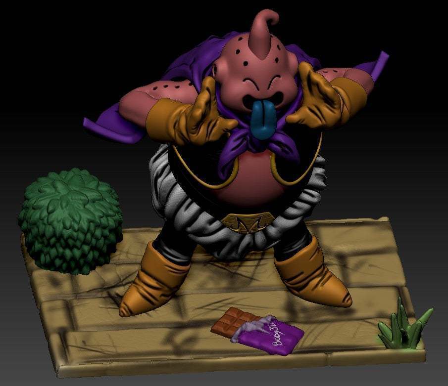🐉 Fat Buu - Dragon Ball・Free STL File for ・Cults