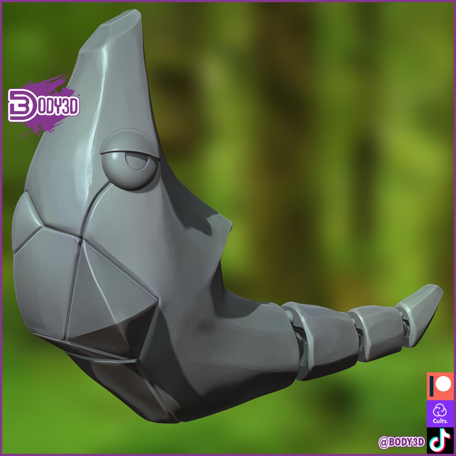 STL file Articulated Metapod 🐍 ・3D printing template to download・Cults