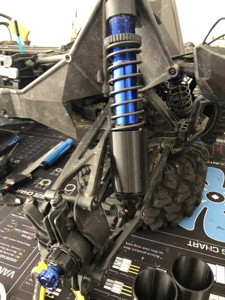 👽 Traxxas X-Maxx Shock Shaft Saver・Free 3D File for ・Cults