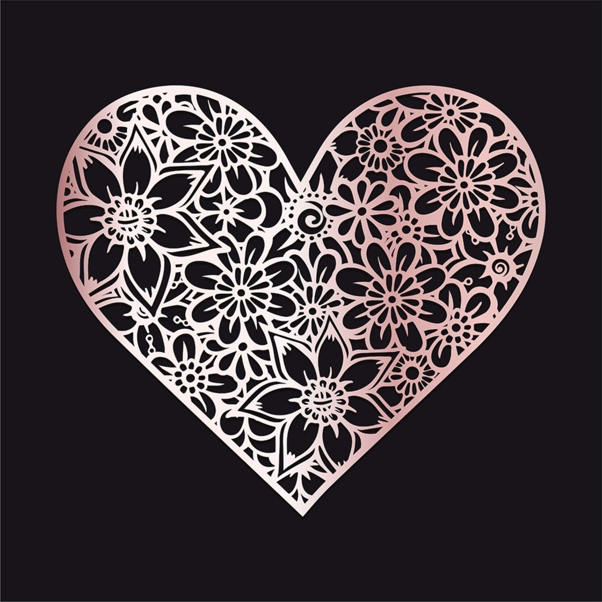 Free DXF file heart design 💜 ・3D printing design to download・Cults
