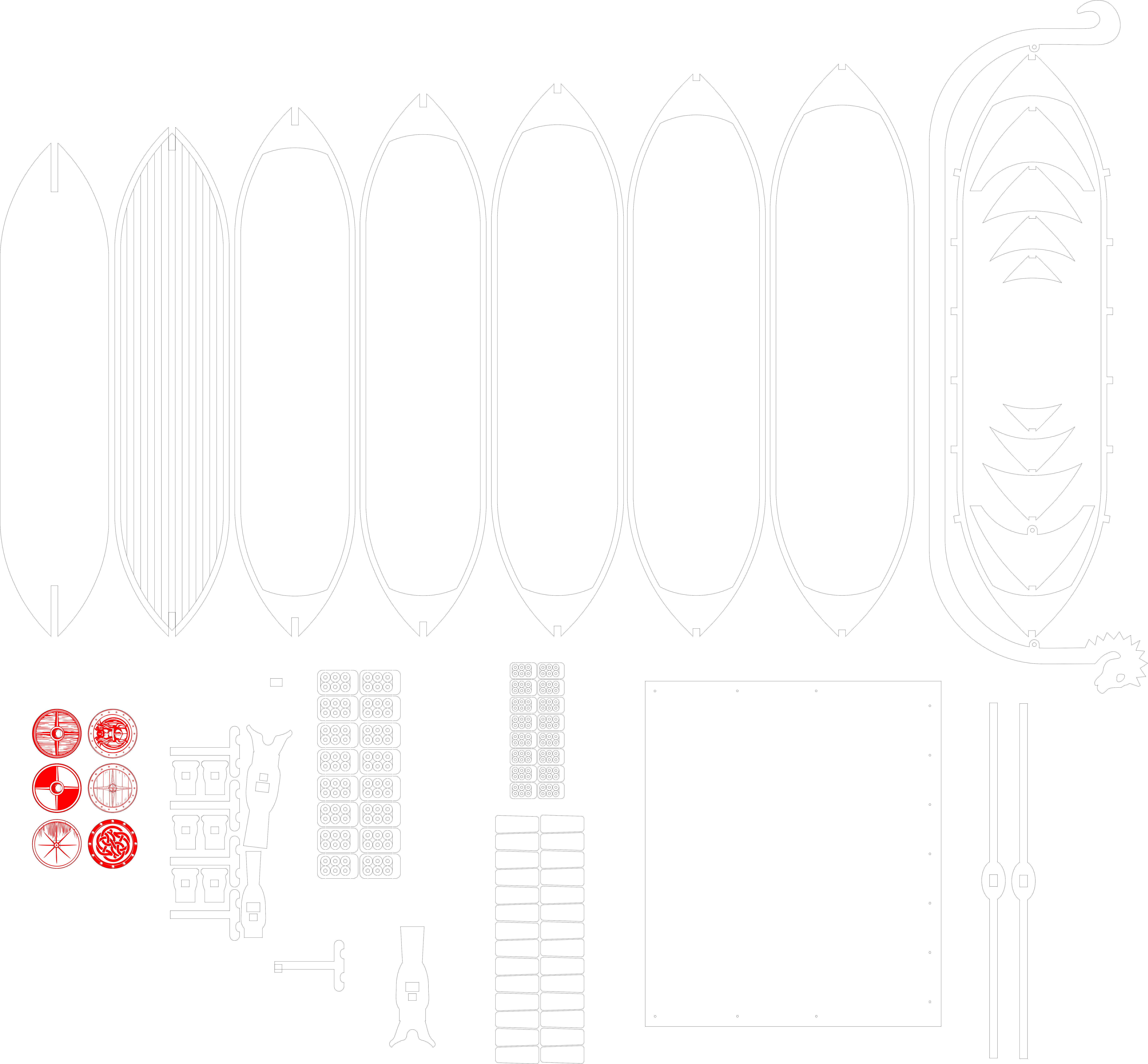 🛥️ boat・Free DXF File for ・Cults