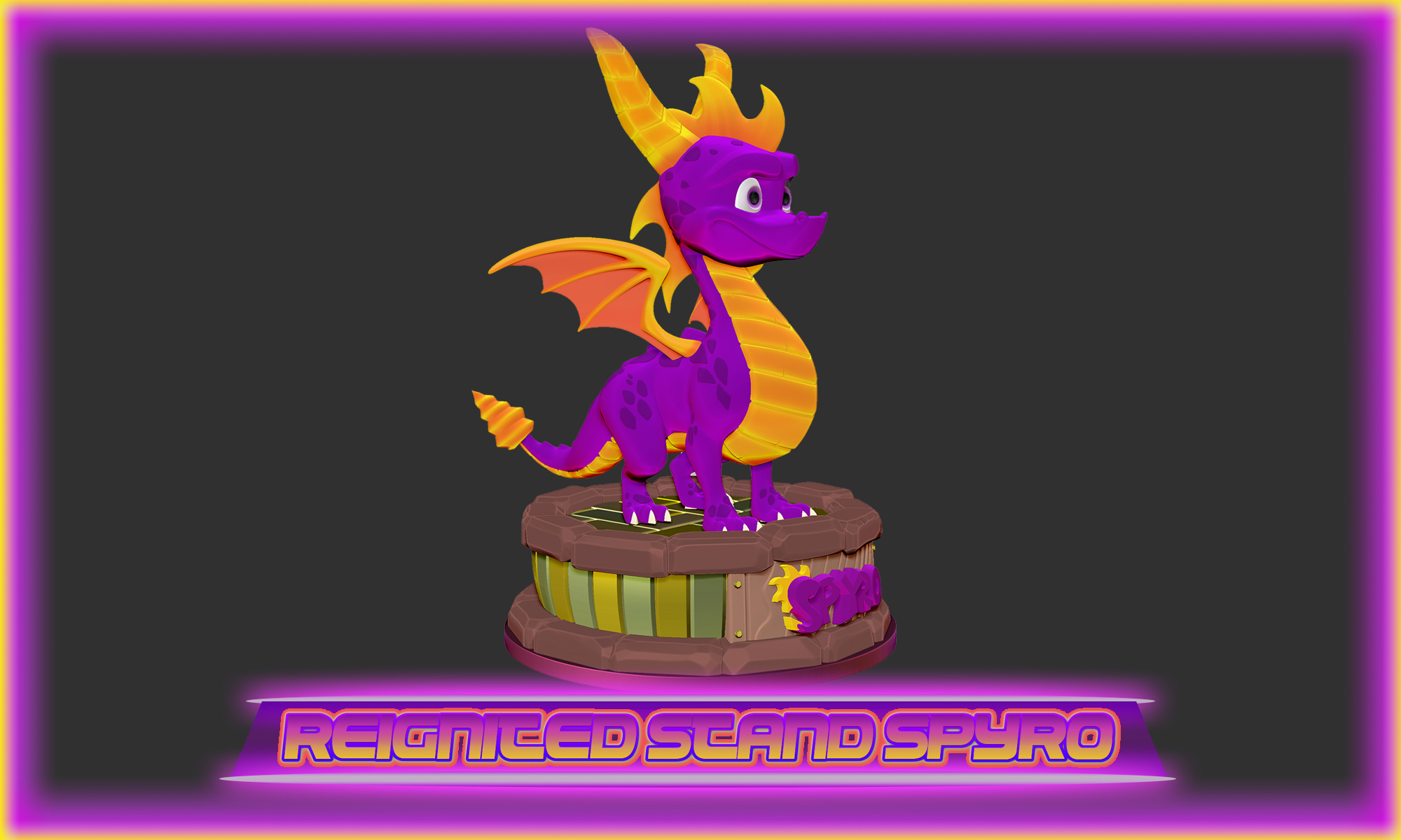 STL file Spyro - Reignited Triology Based Spyro the Dragon - 3D print ...