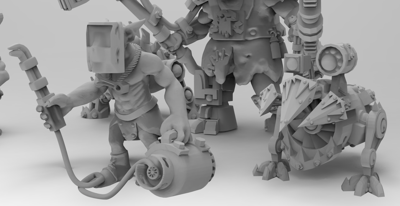 ⚔ Ork Mech Boss・ 3D File for ・Cults