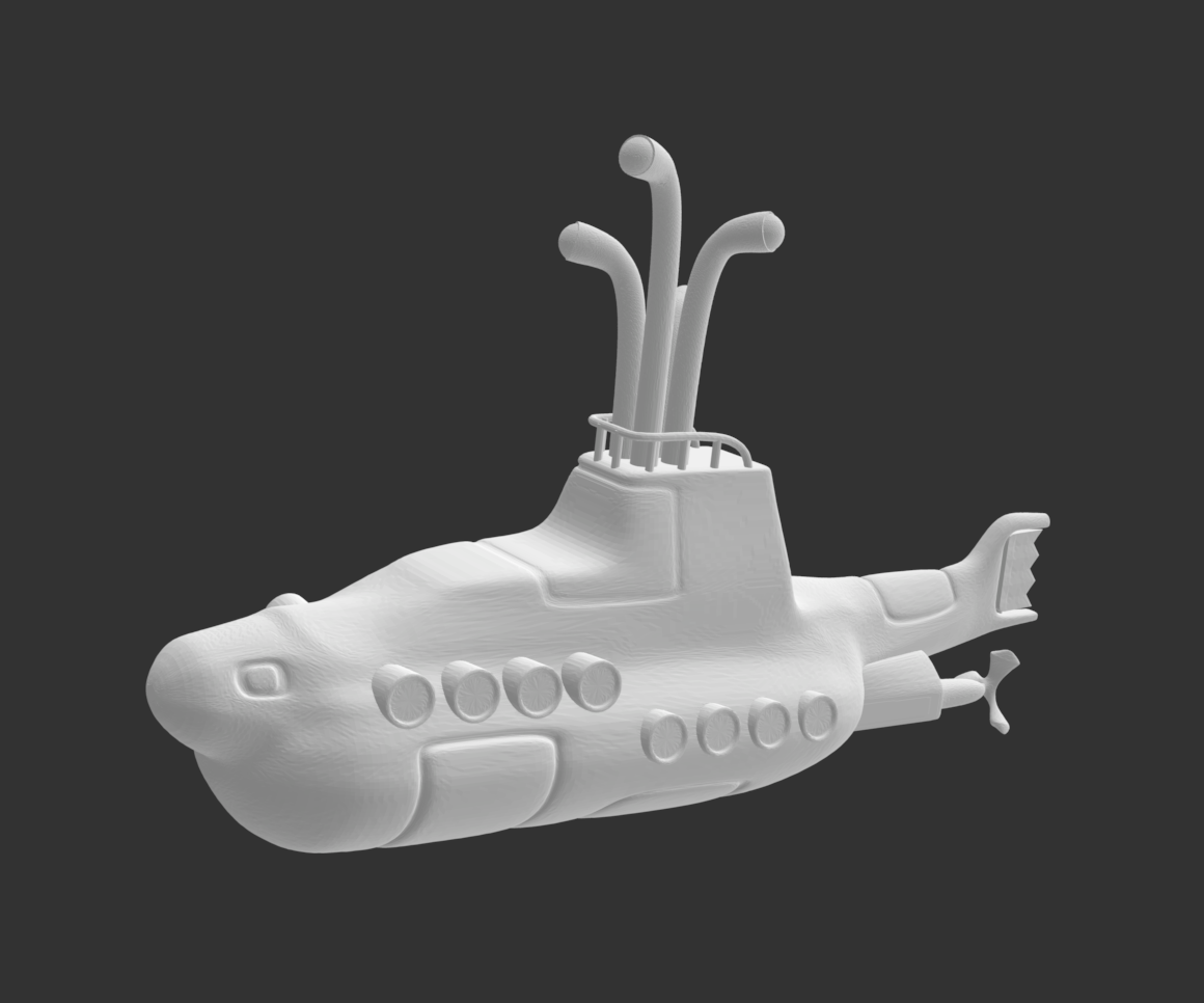 Beatles Yellow Submarine 3d
