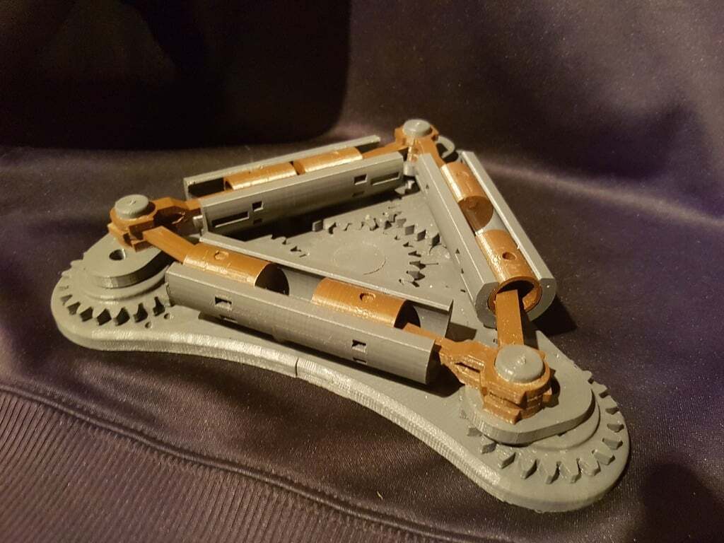 3D printable Napier Deltic Engine Model・Cults