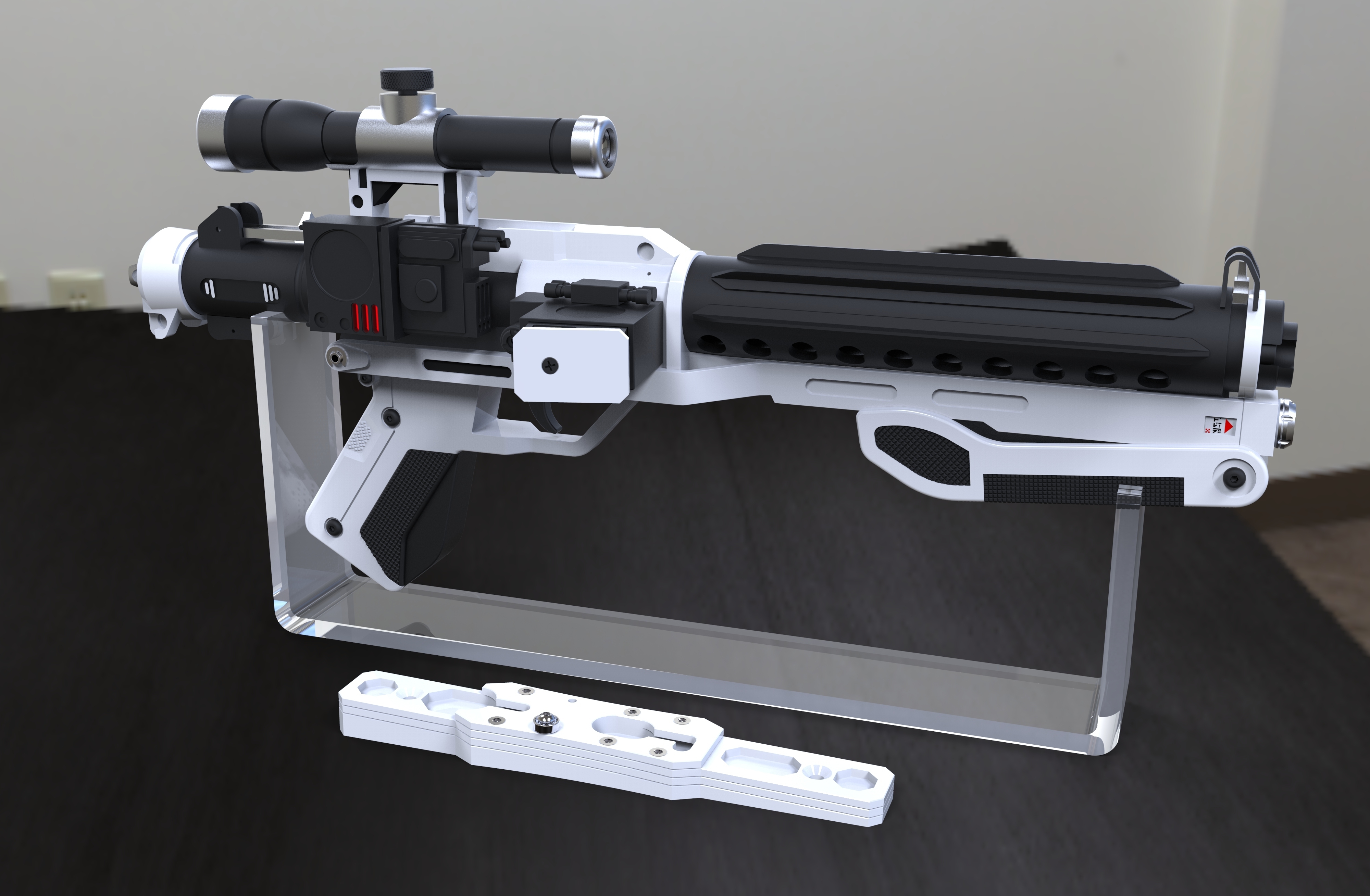 ⭐ F-11D Blaster Rifle - STAR WARS 3D PRINT MODEL・ 3D File for ・Cults