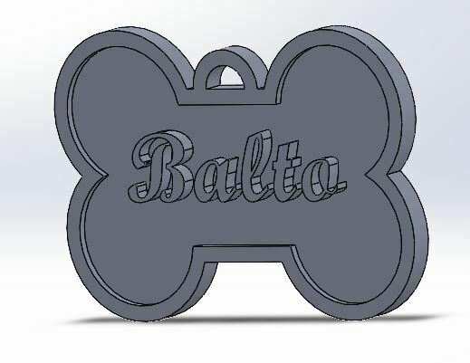 STL file dog tag 🐕 ・3D print design to download・Cults