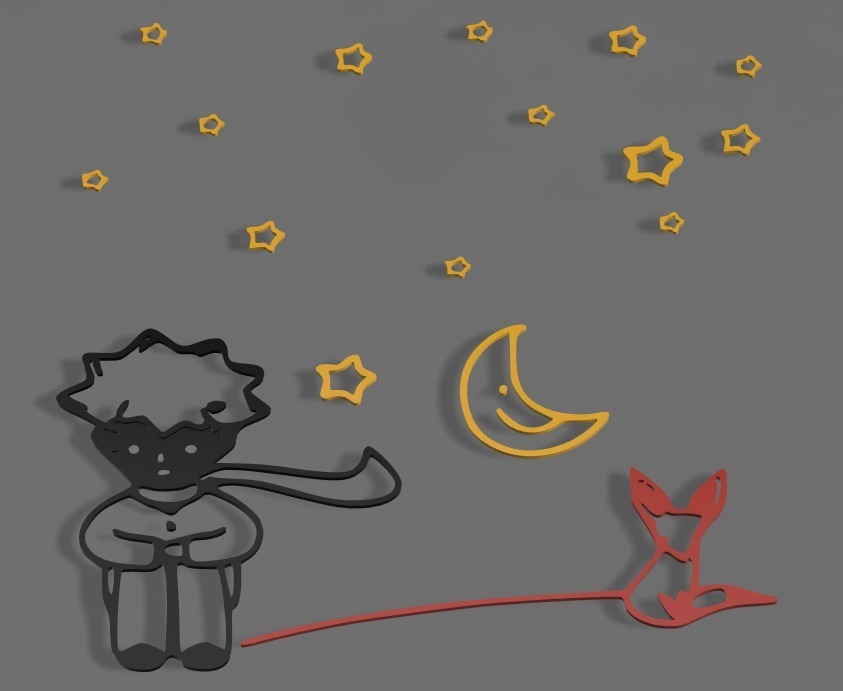 Archivo STL El Principito - The Little Prince 🤴 ・Plan de impresión en ...