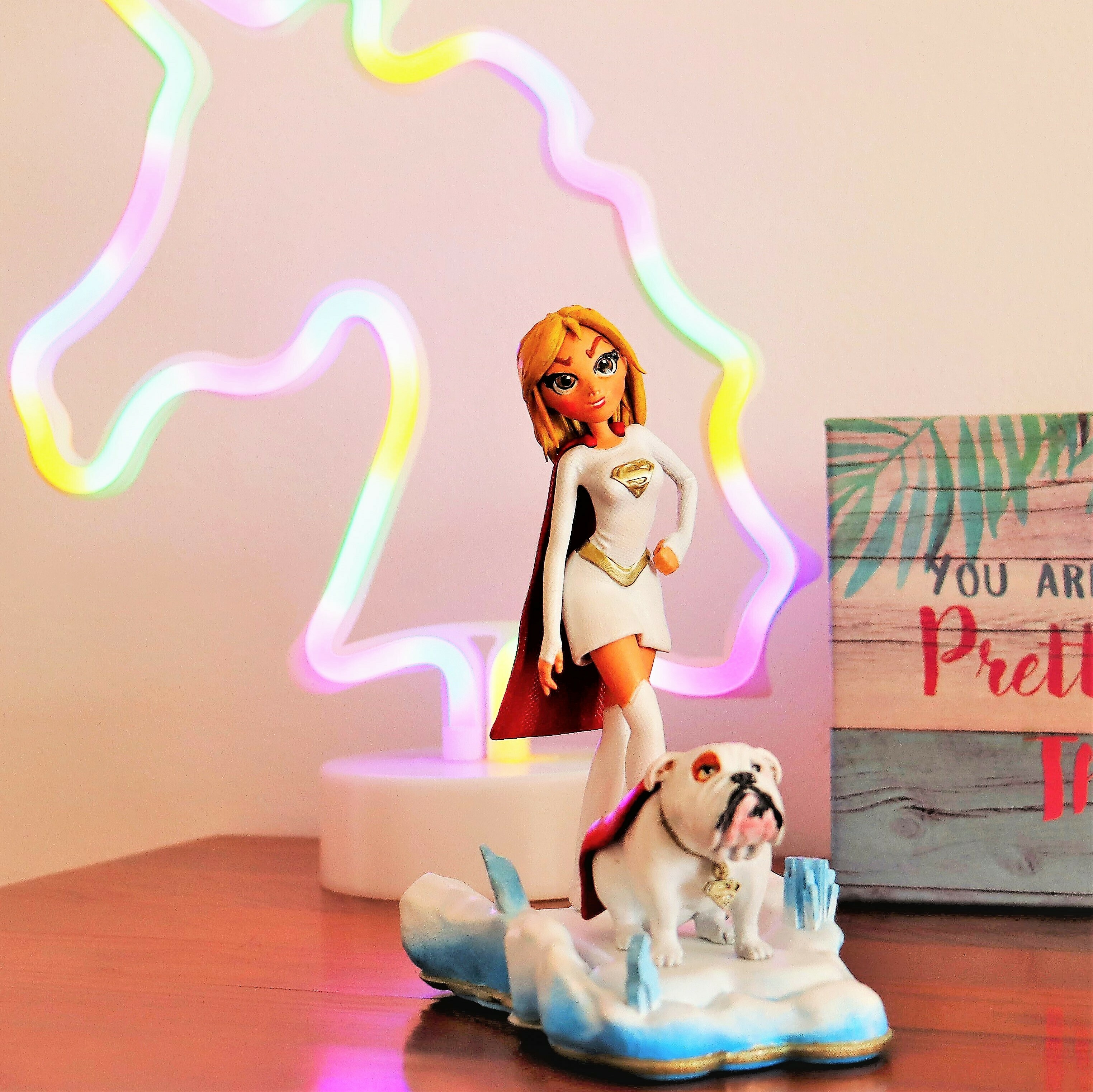 STL file Super-Mario The English Bulldog and super-girl for 3D Printing ...