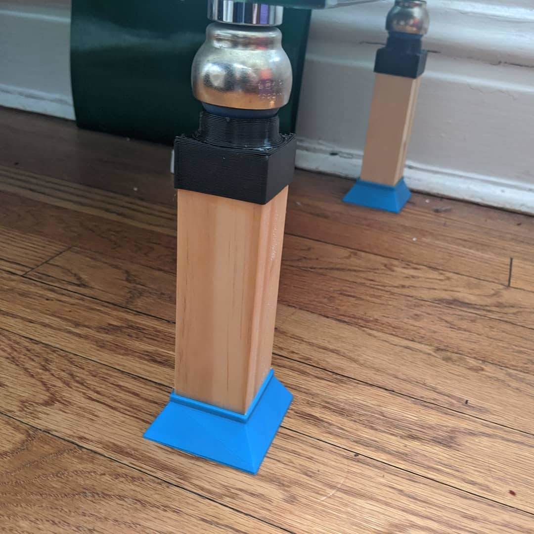 Free STL file Table feet (extension) 🦶 ・3D print design to download・Cults