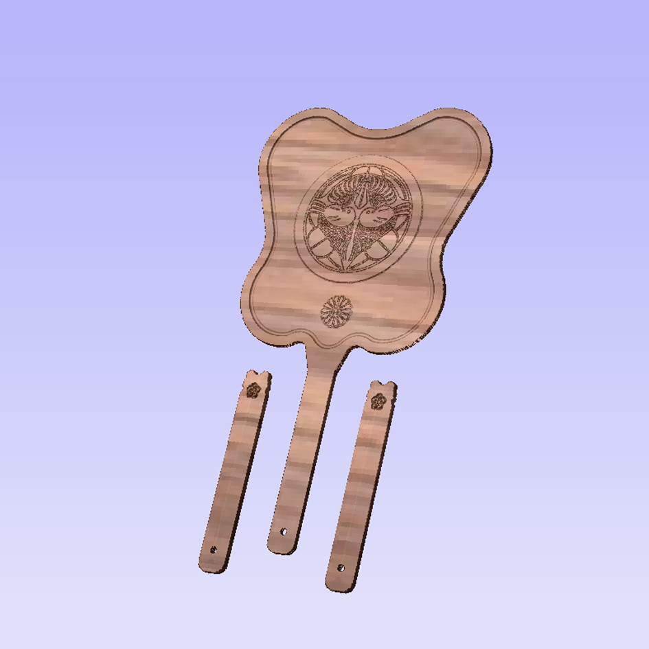 🗡️ Gunbai Samurai military leader's fan・Бесплатный 3D для ・Cults