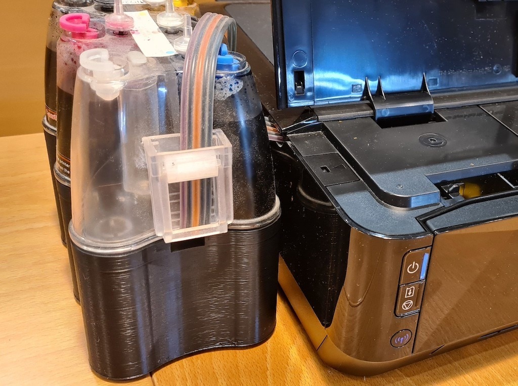 Free STL file Raiser stand for Continous Ink Supply System (CISS) from ...