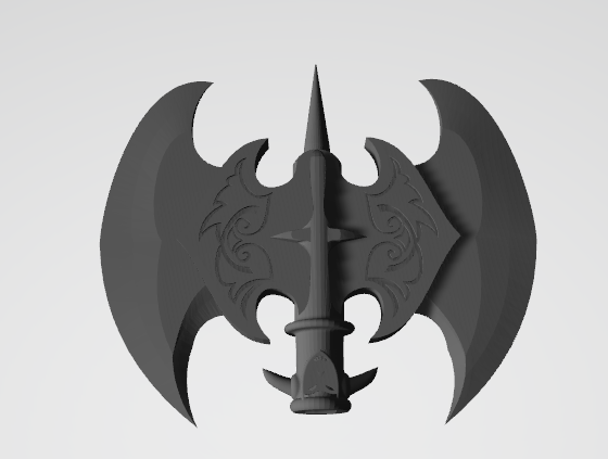 STL file Snaga Double-edged axe 🪓 ・3D printable model to download・Cults