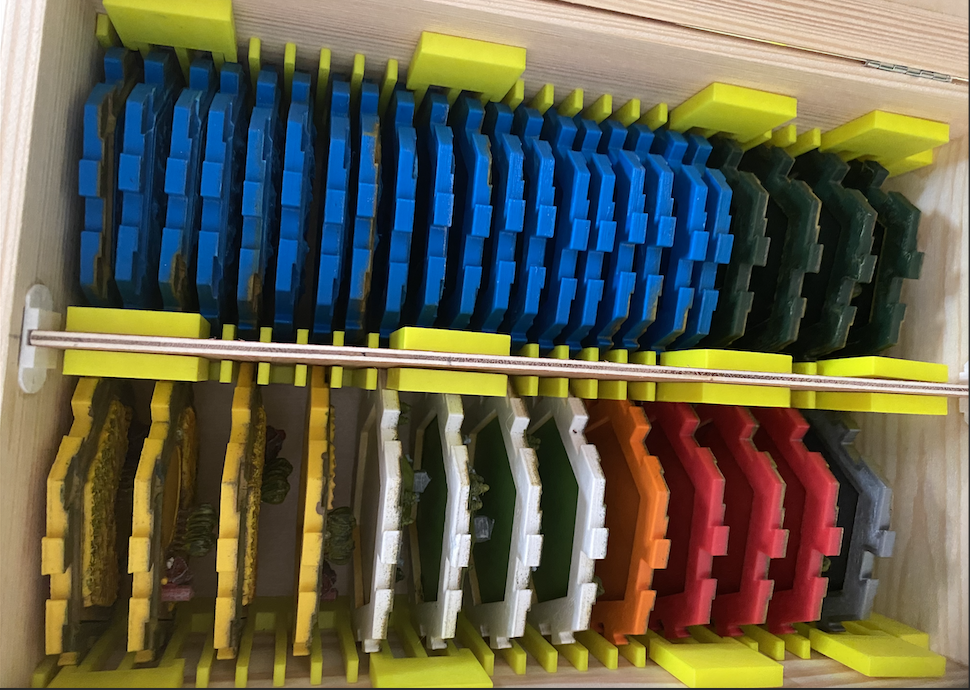 🎲 Catan Interlocking tile storage・Free 3D File for ・Cults