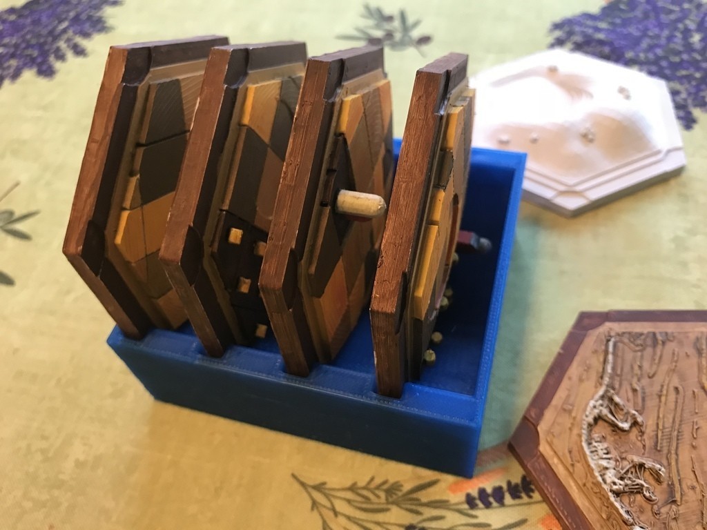 🧲 3D Catan Tile Storage for magnetic version・Free STL File for ・Cults