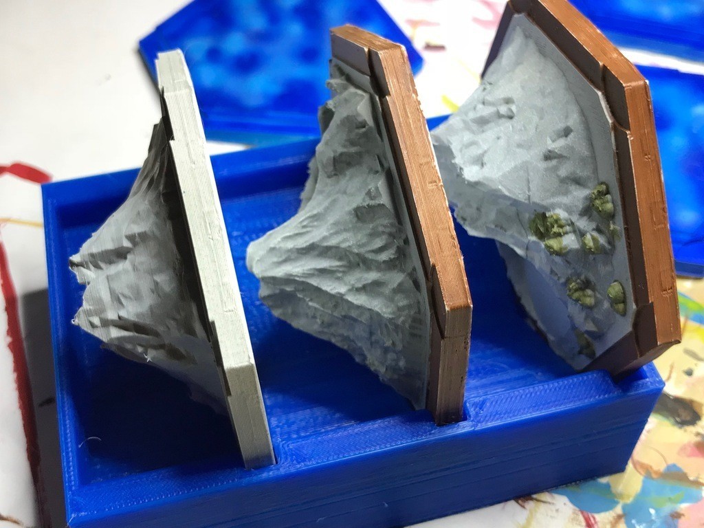 🧲 3D Catan Tile Storage for magnetic version・Free STL File for ・Cults