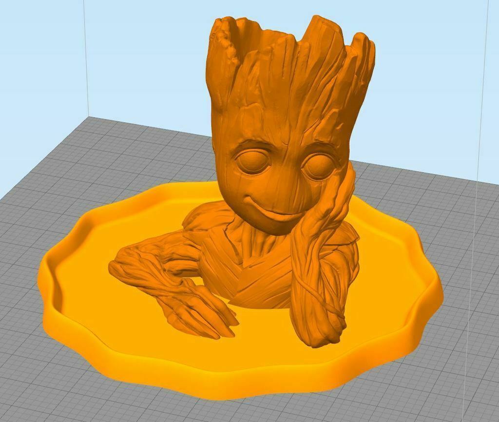 Free STL file Saucer for GROUT 🎭 ・3D printer model to download・Cults