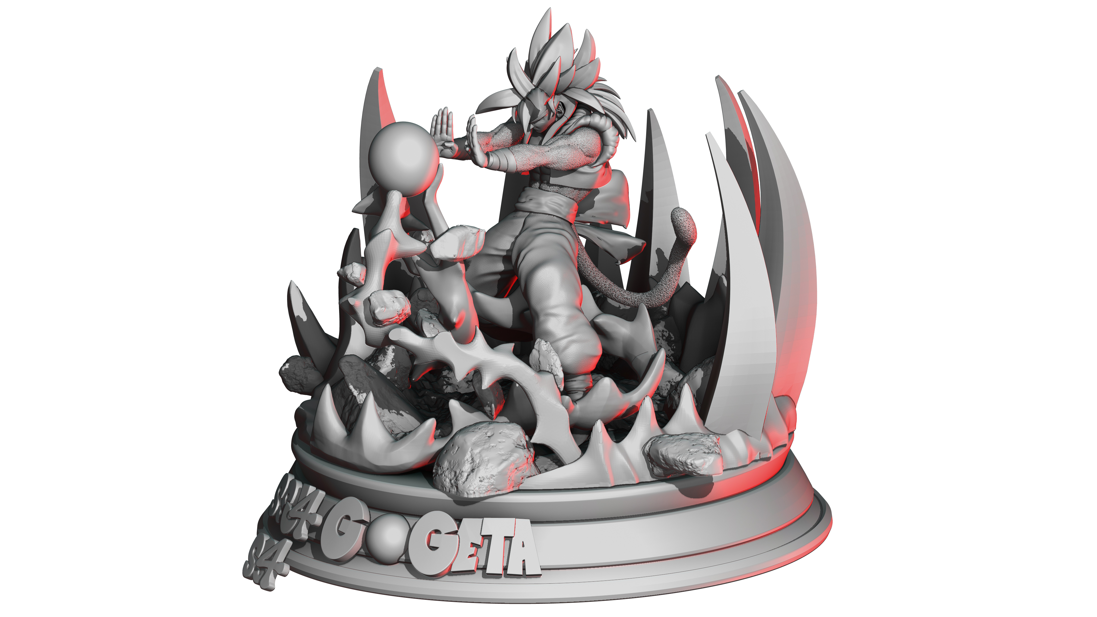 🐉 Super Sayajin 4 Gogeta・ 3D File for ・Cults