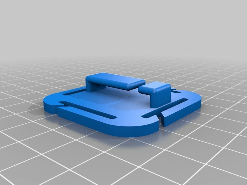 Free STL file Two-way Molle Mount with Strap Clip 👽 ・3D printable ...