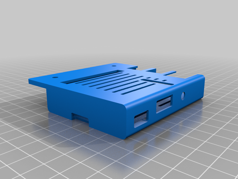 Free 3D file Raspberry Pi 2/3 Mount Case (Cam Slot, Heat Sink, GPIO) 🔧 ・3D print model to ...