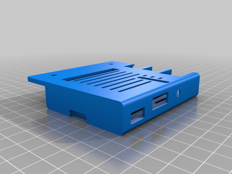 Free 3D file Raspberry Pi 2/3 Mount Case (Cam Slot, Heat Sink, GPIO) 🔧 ...