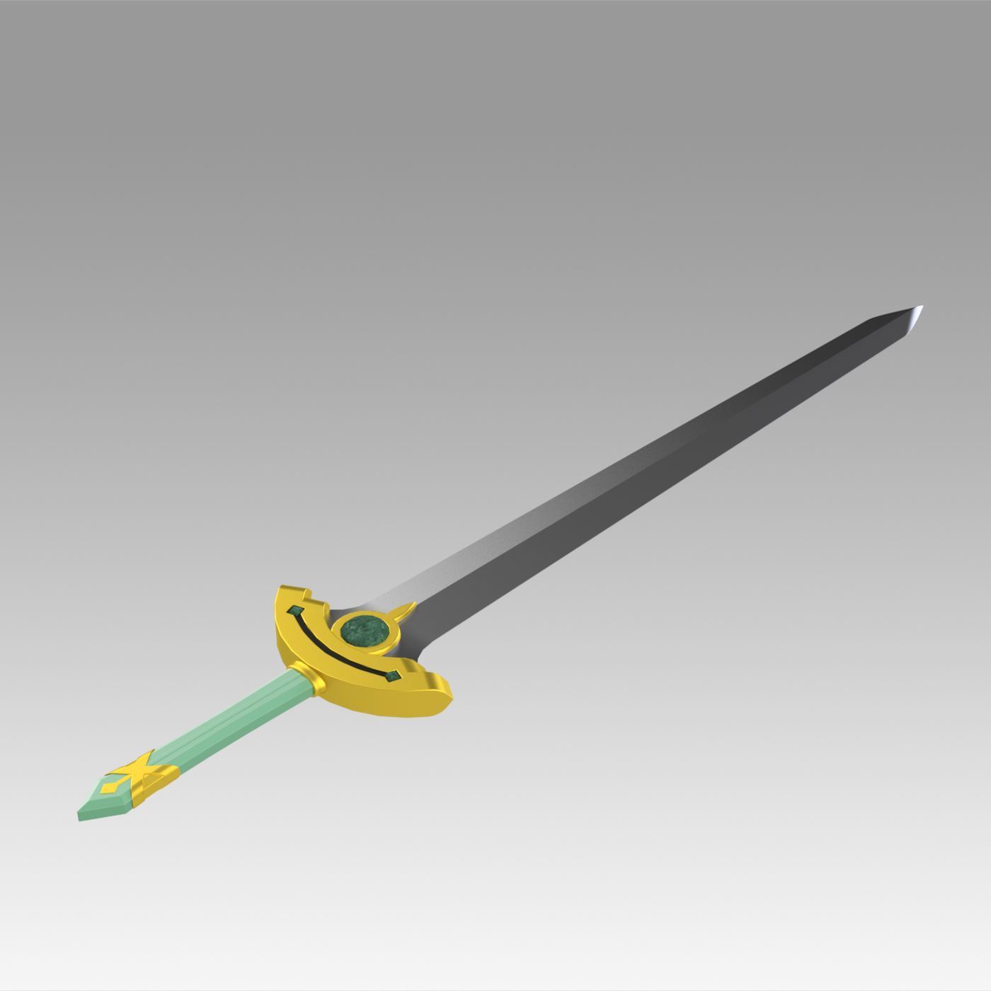 STL file Sword Art Online SAO Kirigaya Suguha Leafa Sword 🗡️ (OBJ)・3D ...