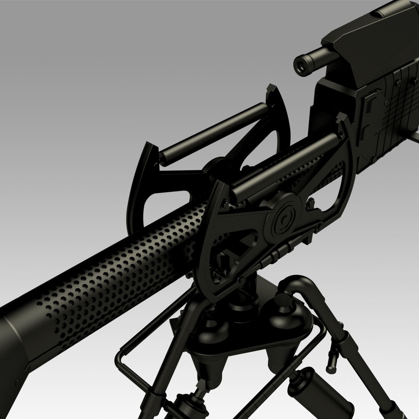 ⭐ E-WEB heavy repeating Blaster - Star Wars Weapons・ STL File for ・Cults