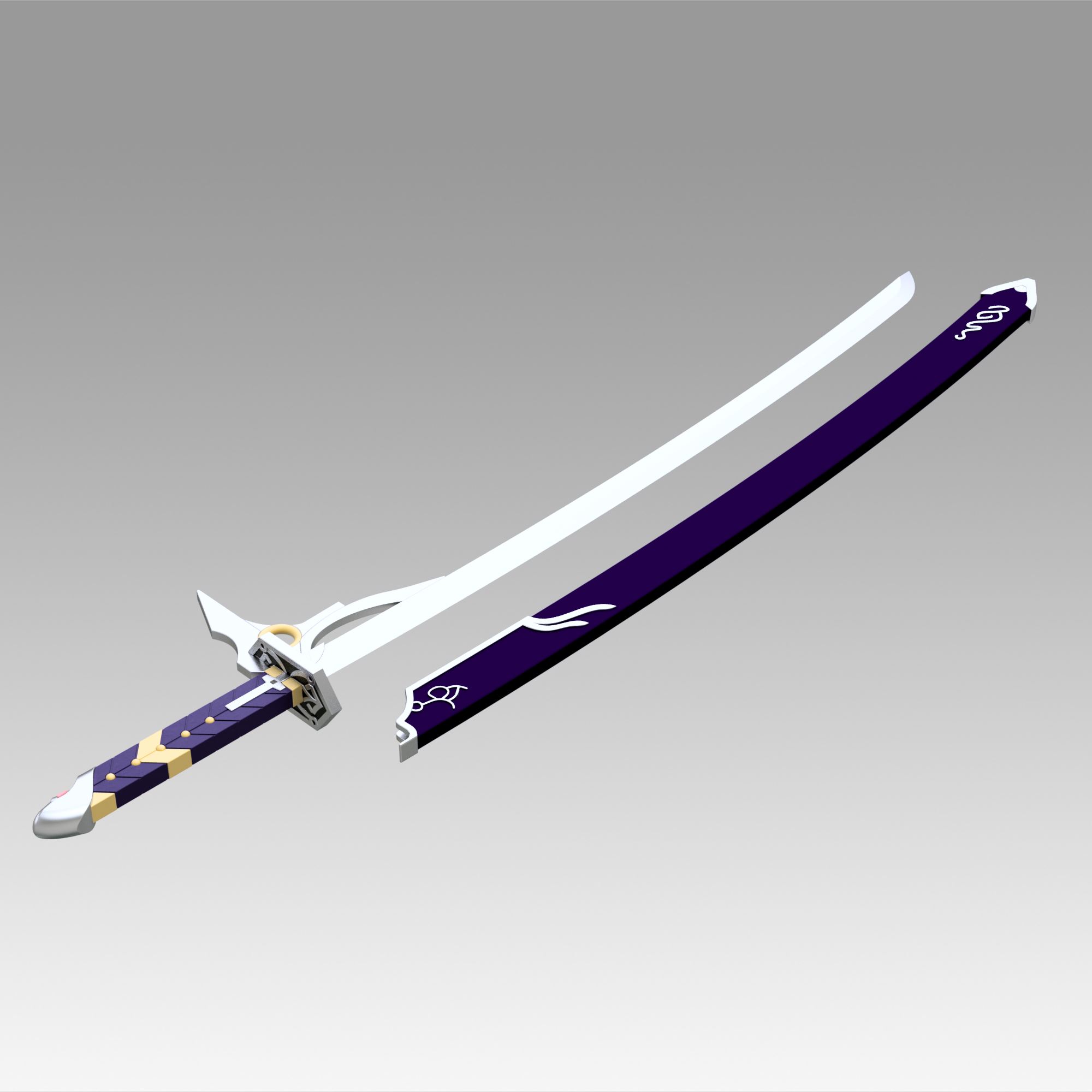 🥶 The Legend of Heroes Trails of Cold Steel Rean Schwarzer Sword・ STL ...