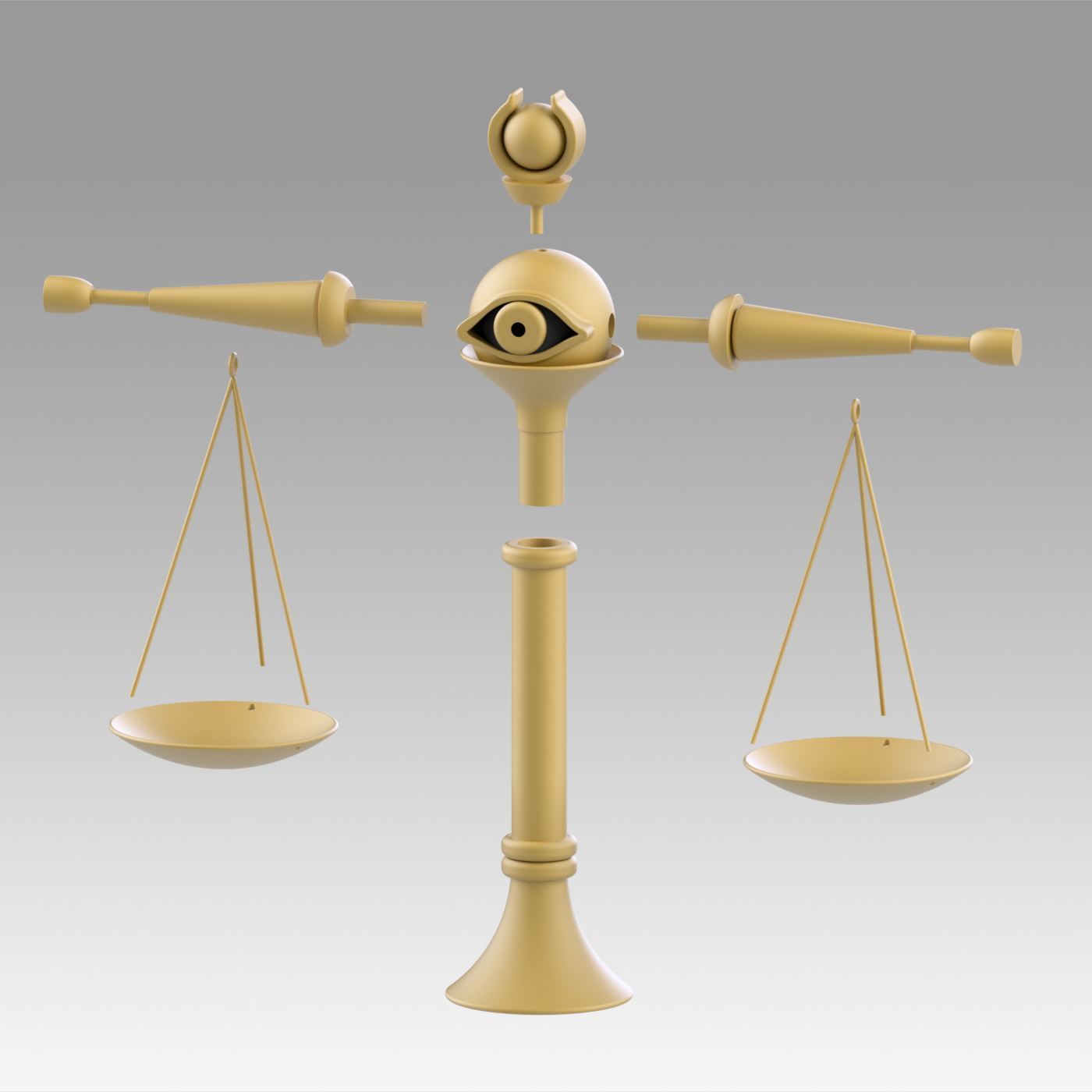 STL file Yu Gi Oh Yugioh Duel Monsters Shadi Libra Cosplay Prop ♎・3D ...