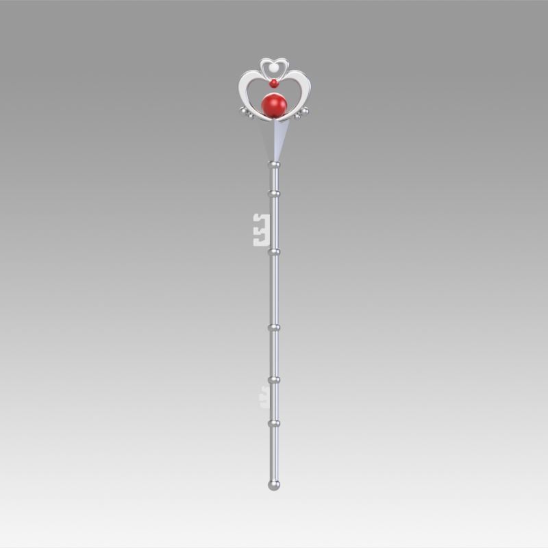 STL file Sailor Moon S Meiou Setsuna Sailor Pluto Cosplay Weapon 🌙 (OBJ ...