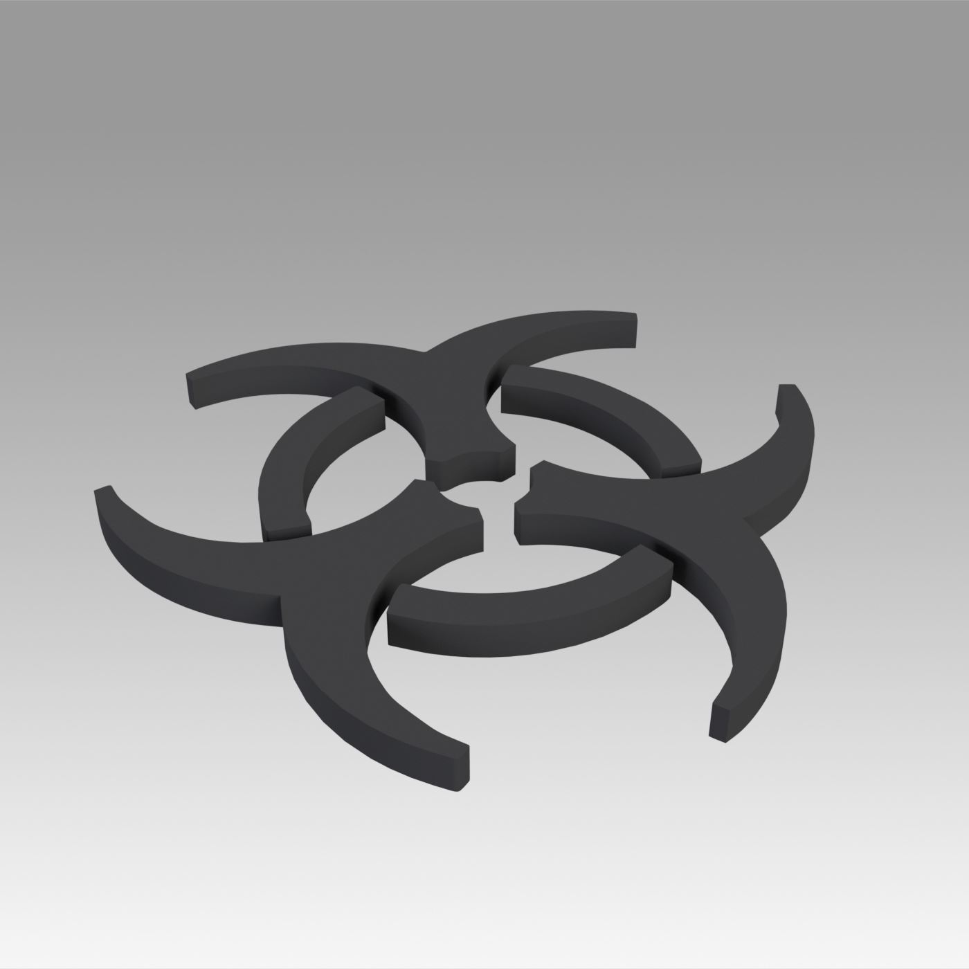 ☣️ Biohazard symbol Signs・ STL File for ・Cults