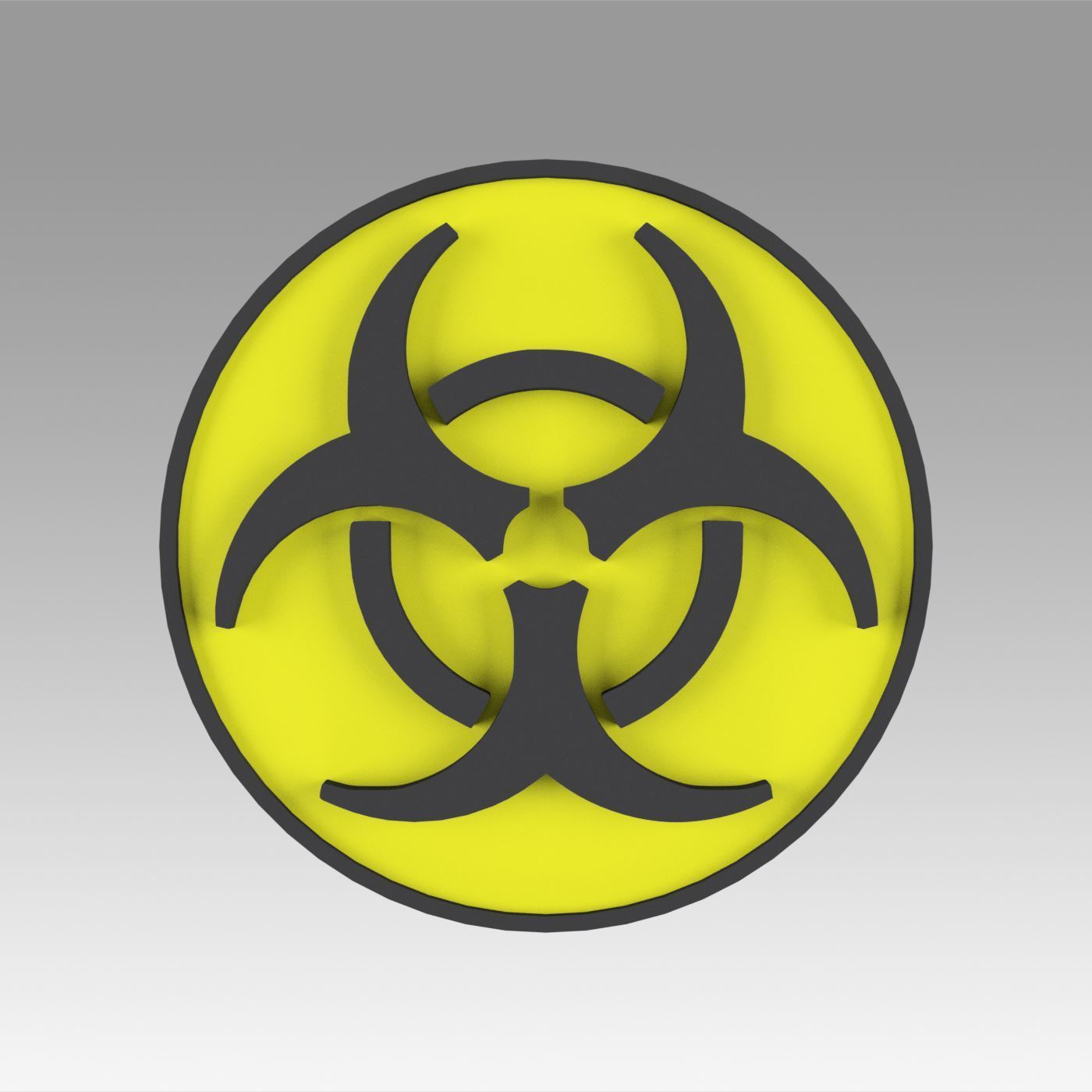 STL file Biohazard symbol Signs ☣️ (OBJ)・3D printing design to download ...